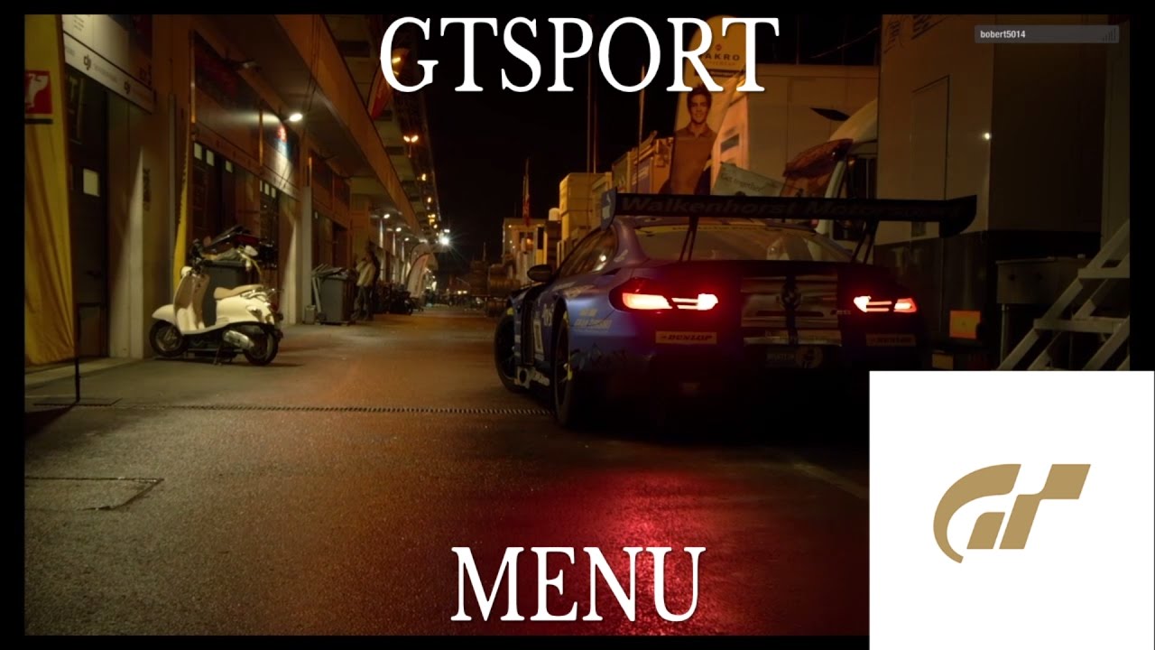 Gran Turismo Sport beta - Main Menu tour with music - YouTube