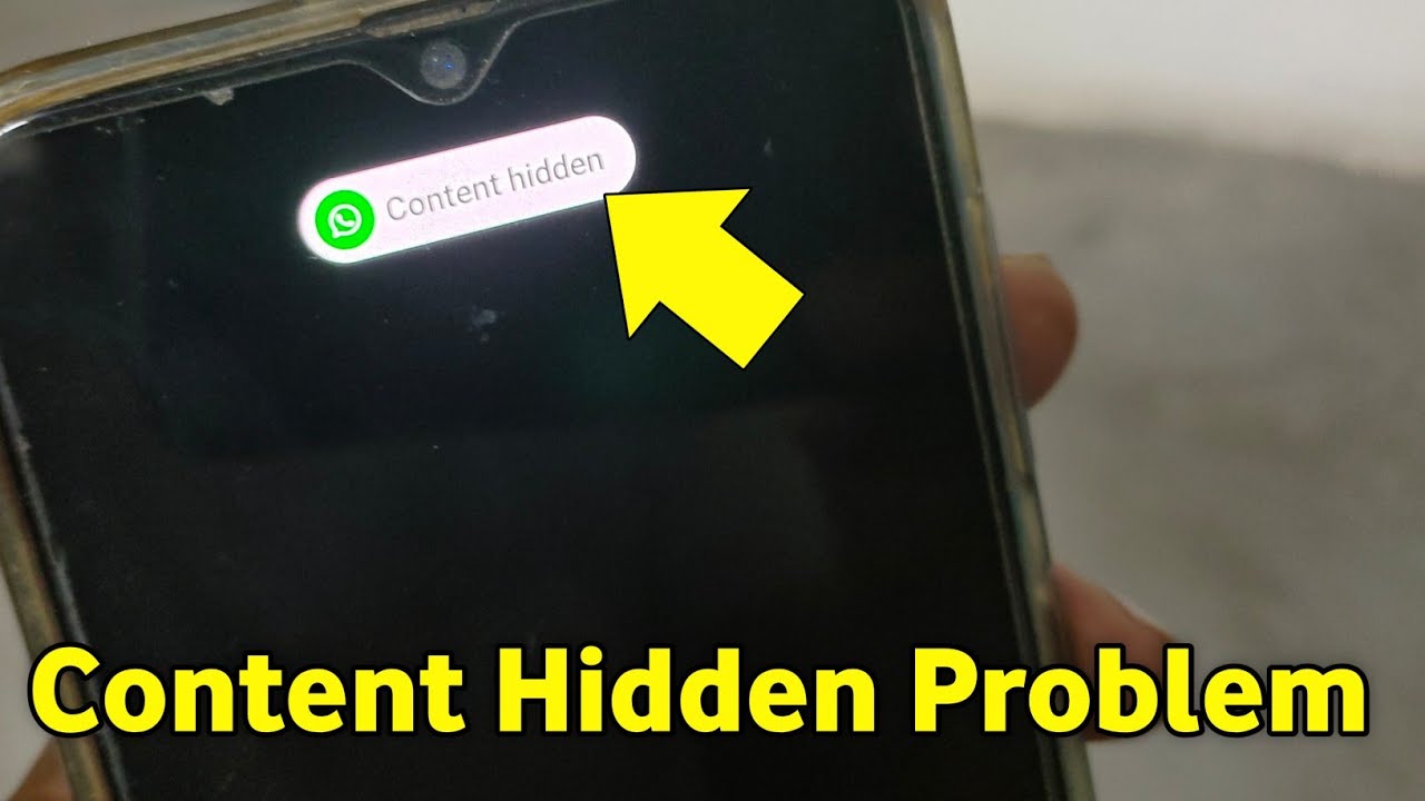 Content Hidden | Content Hidden Kya Hai | Content Hidden In Whatsapp ...
