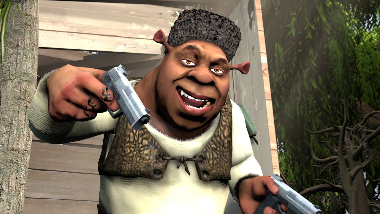 Shrek But Black Gangster - YouTube
