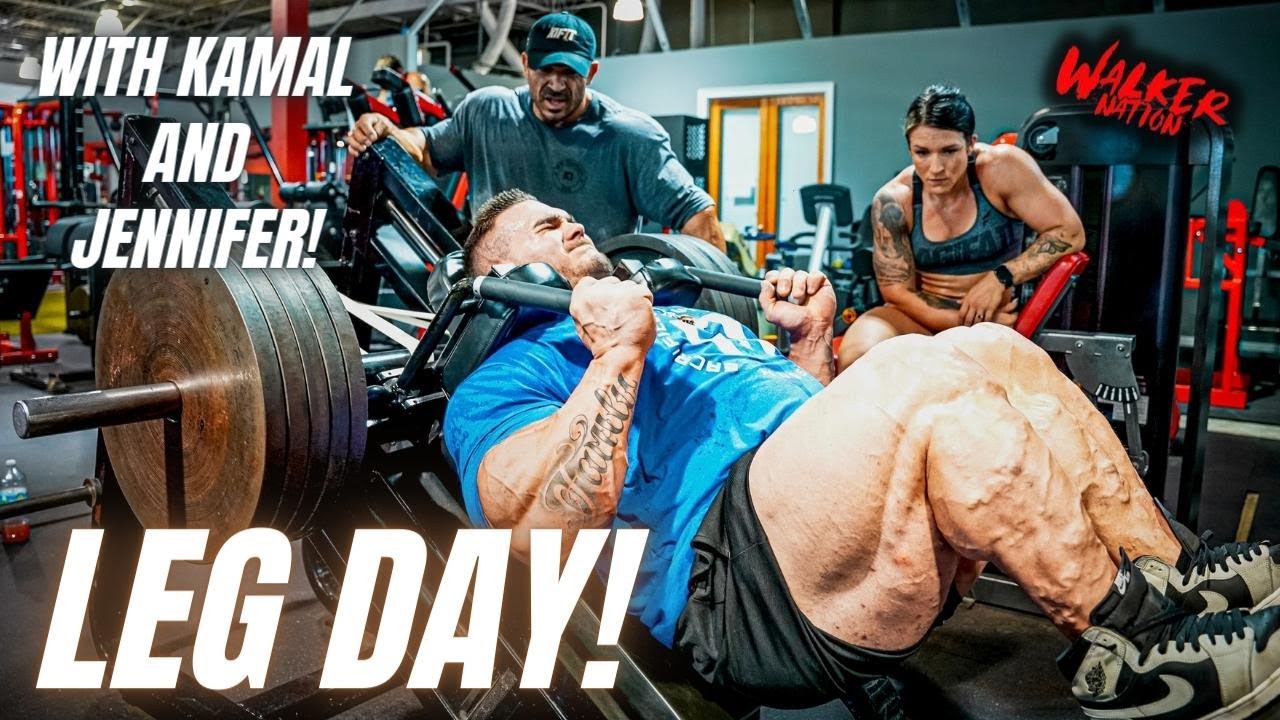 Nick Walker | TRAINING LEGS WITH KAMAL AND JENNIFER! | OFFSEASON 2022 ...
