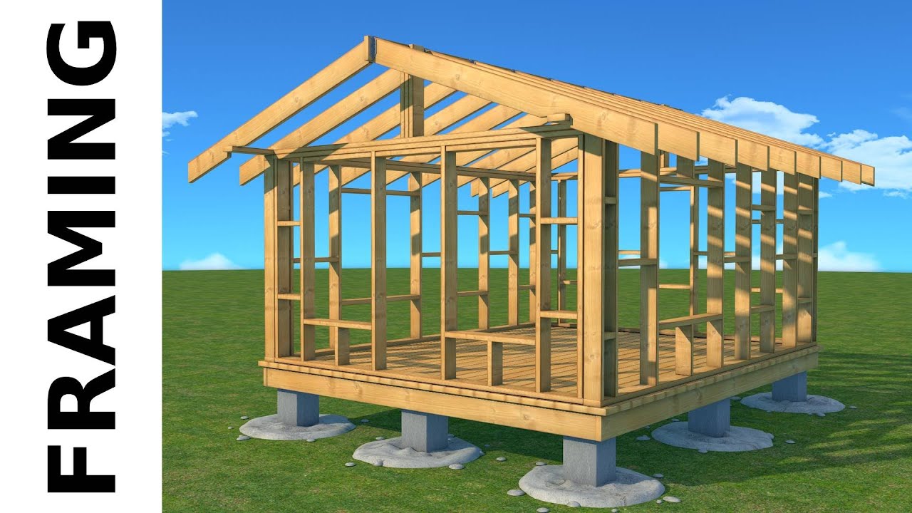 Learn Cabin Framing Fast - 3D Animated Building Guide - YouTube
