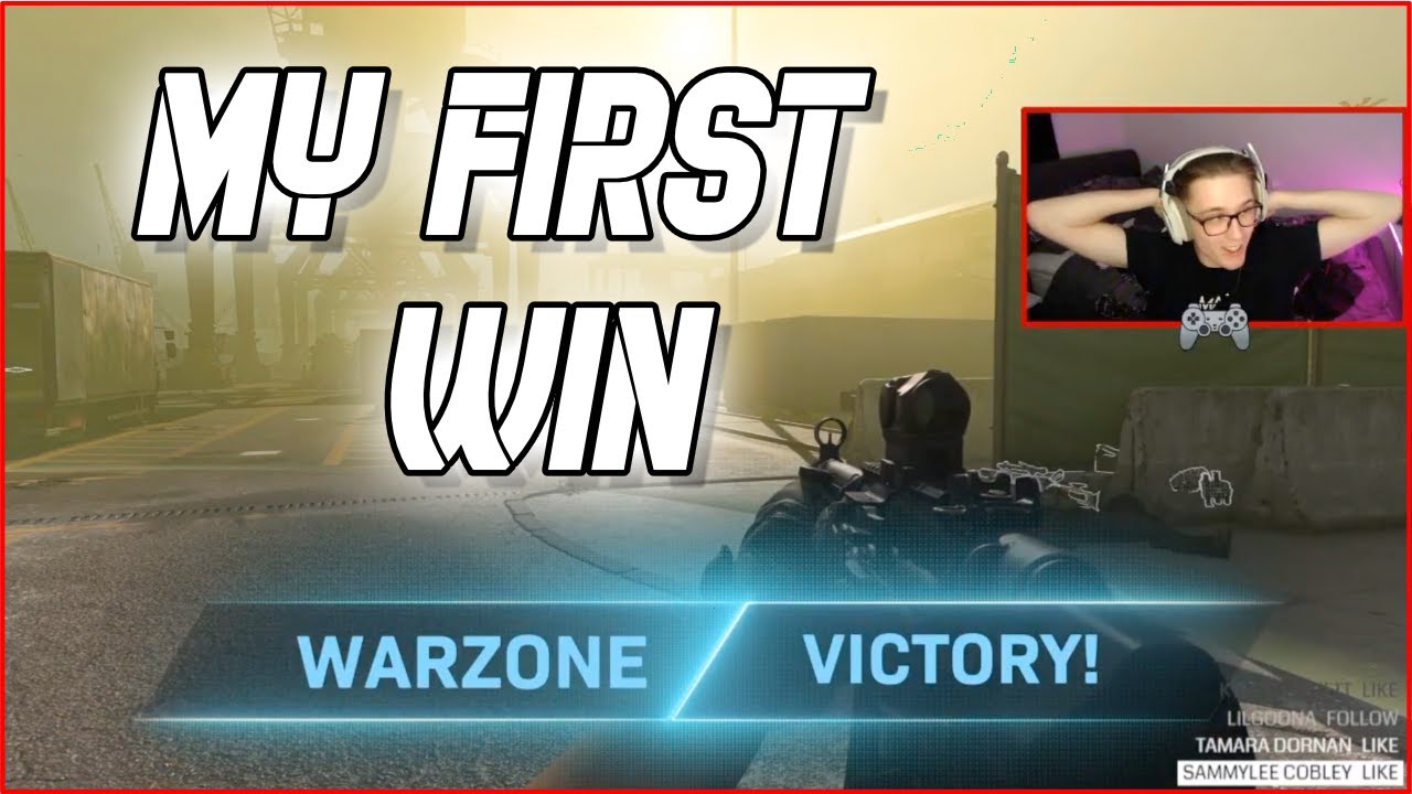 MY FIRST WARZONE WIN - YouTube