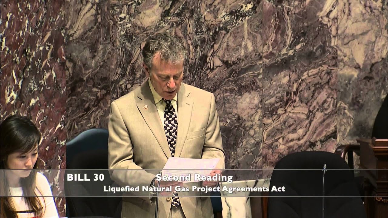 George Heyman speaks to Bill 30: LNG Project Requirements Act - YouTube