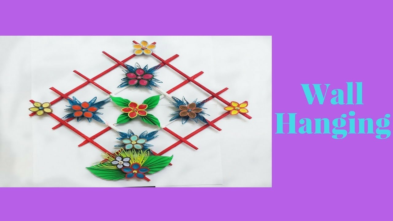 DIY | Paper Quilling Wall Hangers for Room Decoration | Siri Art&Craft ...