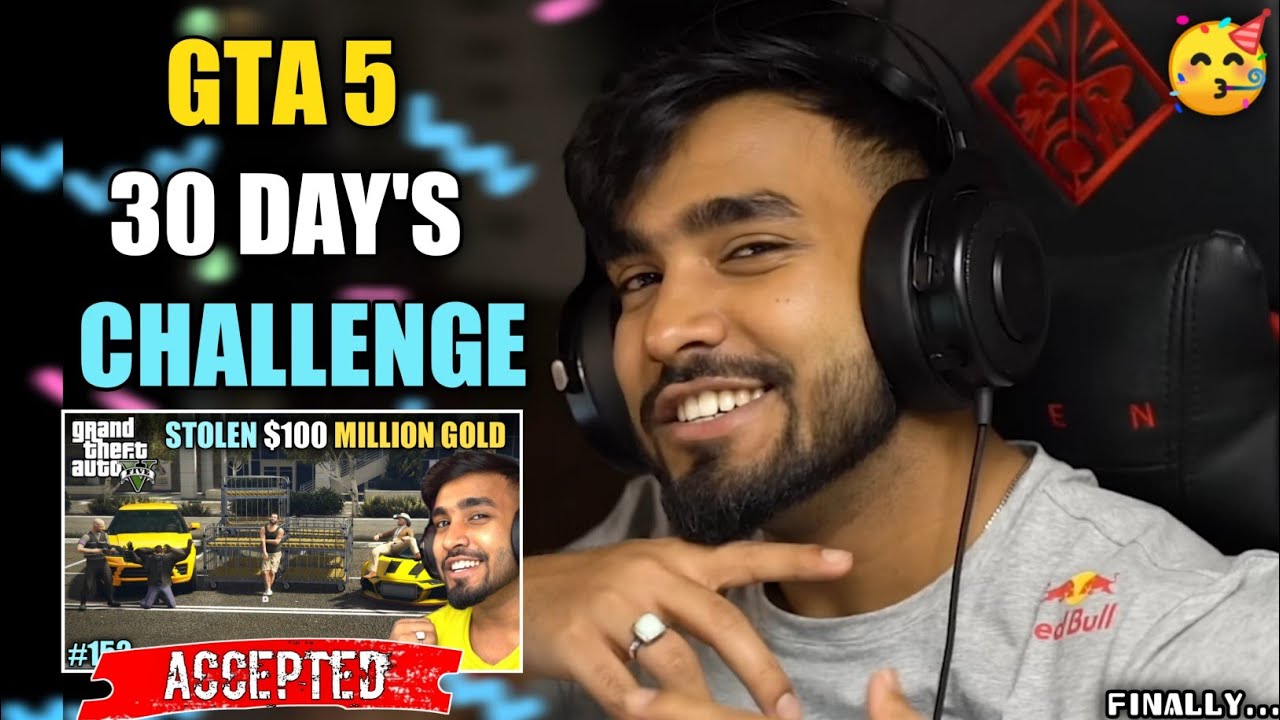 GTA 5 30 DAY'S CHALLENGE ? | TECHNO GAMERZ NEW GTA 5 VIDEO#152 | UJJWAL ...