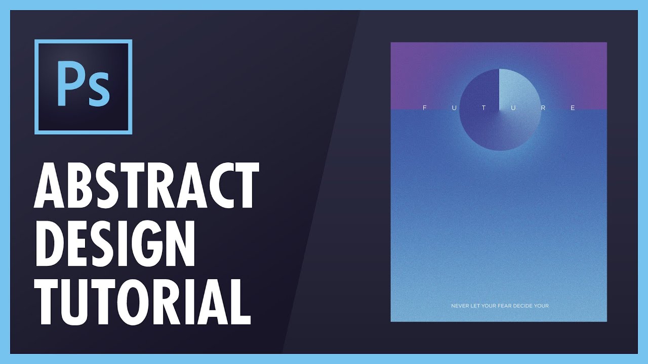 Abstract Poster Tutorial in Photoshop - YouTube