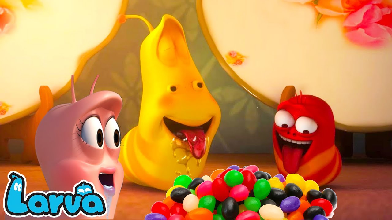 🌈🌟LARVA BEST EPISODE ~ COLORFUL CANDY 🌈🌟 CARTOON COMPLICATIONS NEW ...