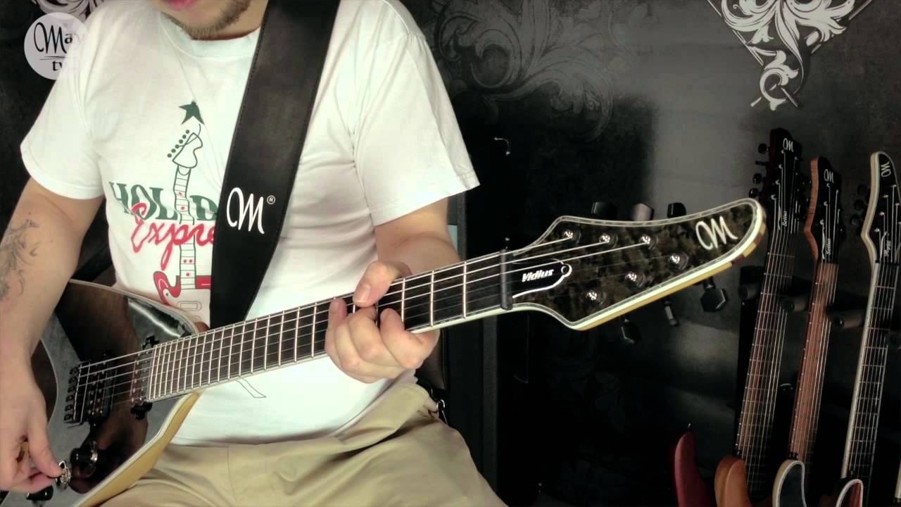 Mayones Guitar model Vidius 6 NEW!!! - YouTube