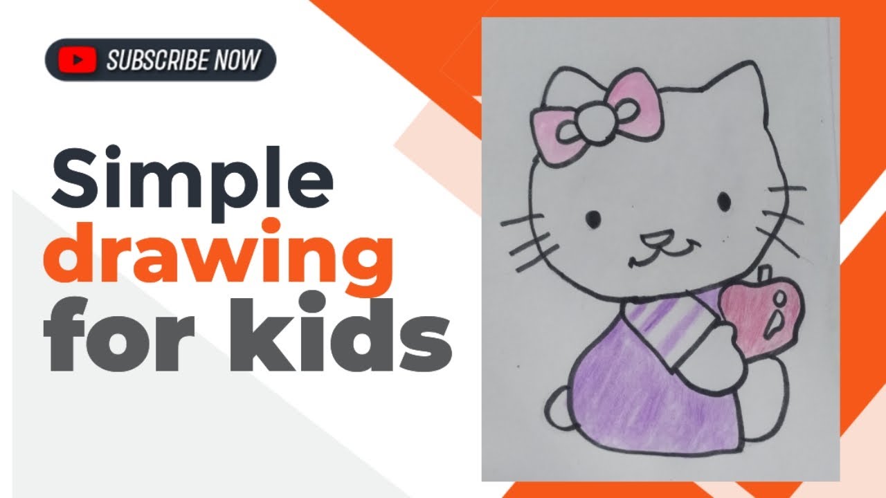kids drawing// simple drawing for kids/// - YouTube