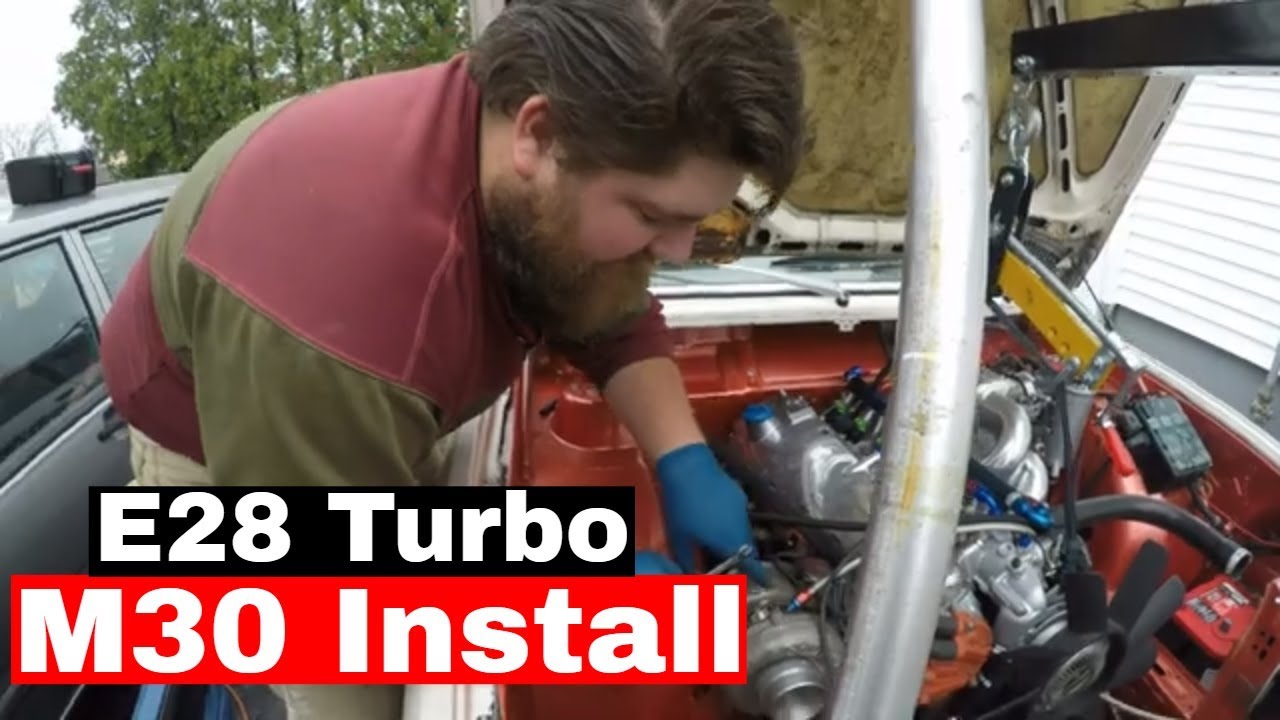 E28 Turbo M30 Install - YouTube
