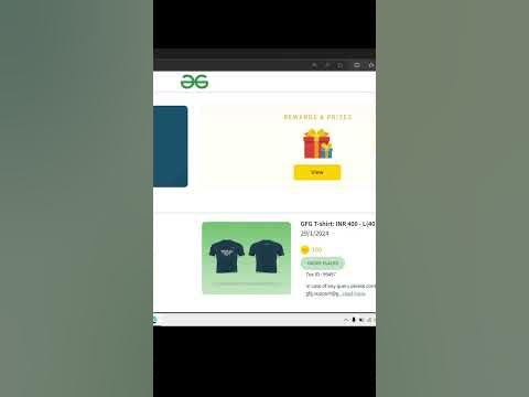 Track GeeksForGeeks Goodies 😱🔥. #gfg #goodies #coding #ship #how #tech ...