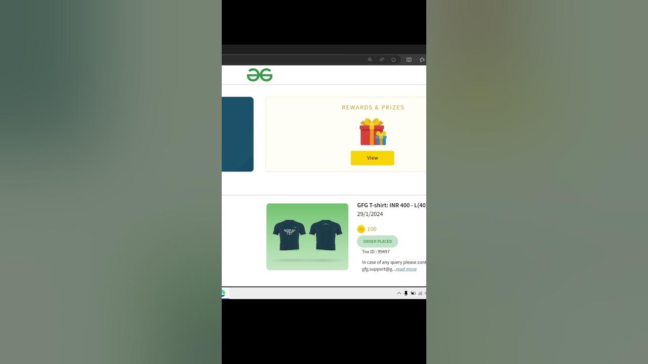 Track GeeksForGeeks Goodies 😱🔥. #gfg #goodies #coding #ship #how #tech ...