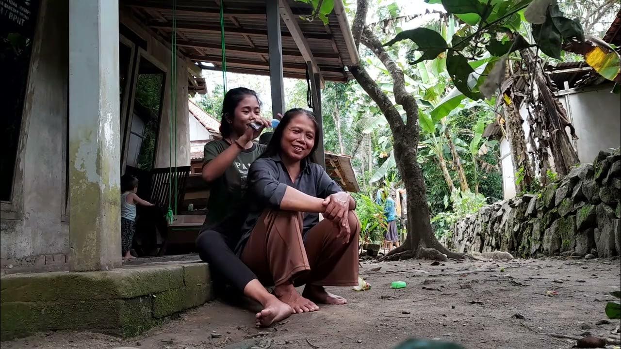 PETAN TUMO|CARI KUTU, CEKLUK,cabut uban#nitpicking #petantumo #hairstyle #villagelife - YouTube