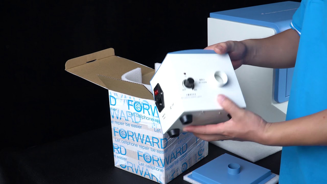 Blue Light Laser Separation Machine from unboxing to installation and ...