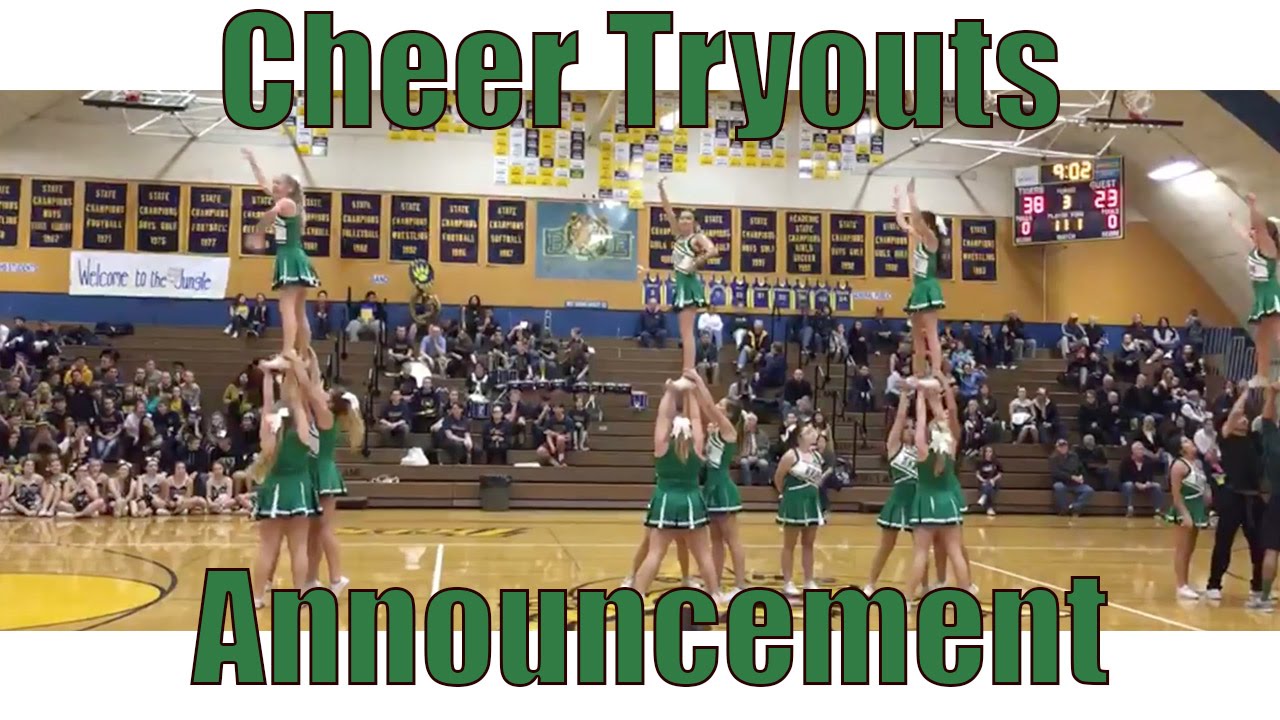 Cheer Tryouts Promotional Video - YouTube