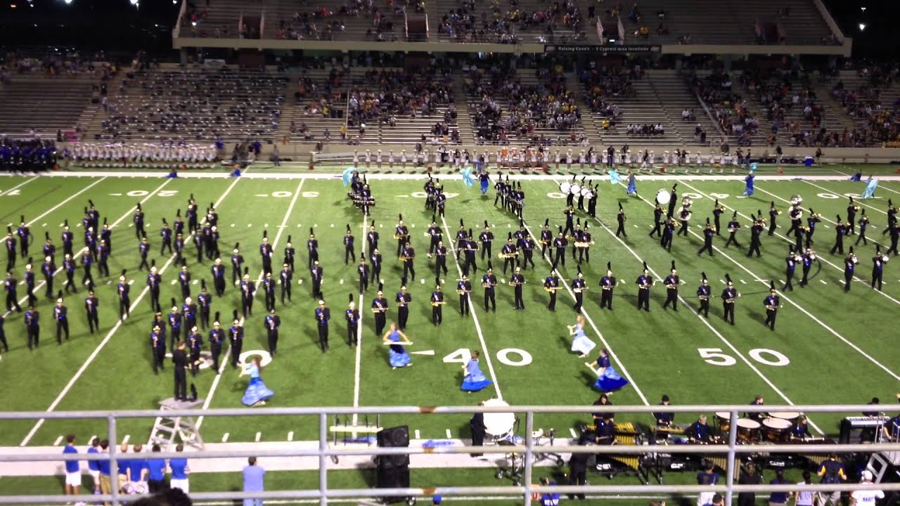 Cypress Ranch HS Marching Band and Color Guard - YouTube