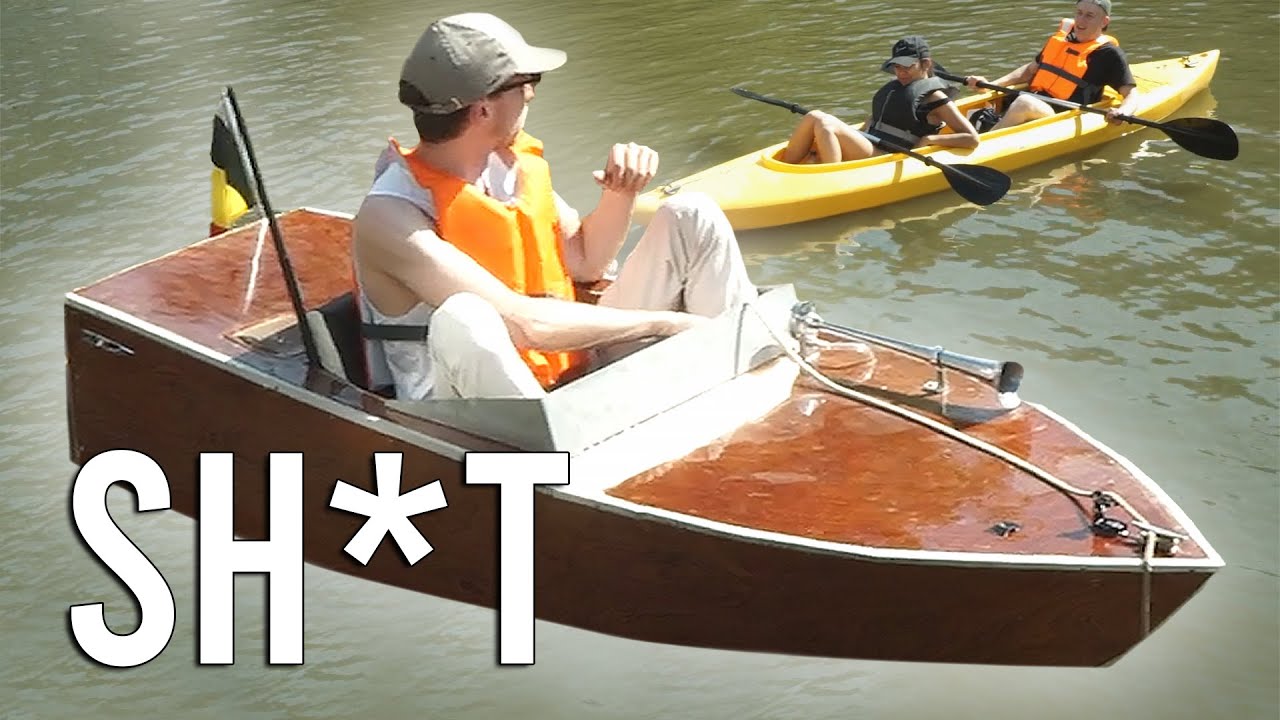 varen in Gent gaat mis (DIY microboat) - YouTube