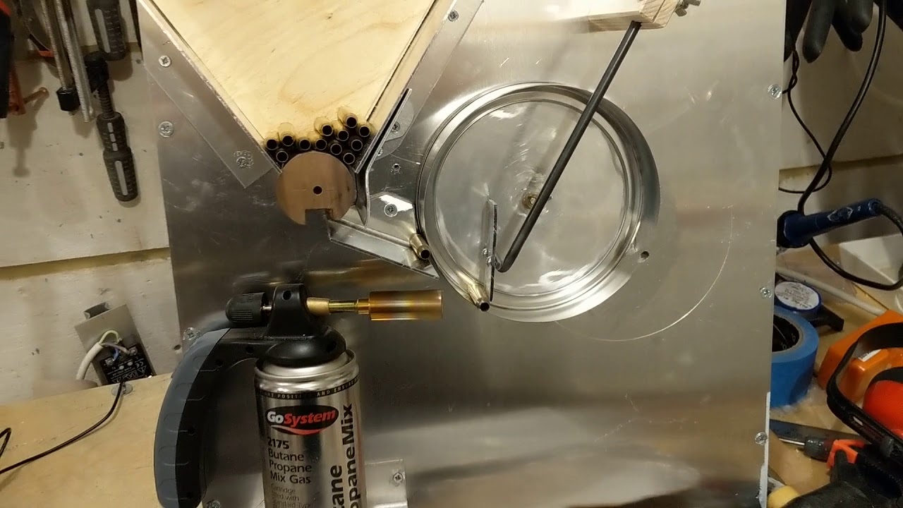 DIY annealing machine first successful test - YouTube