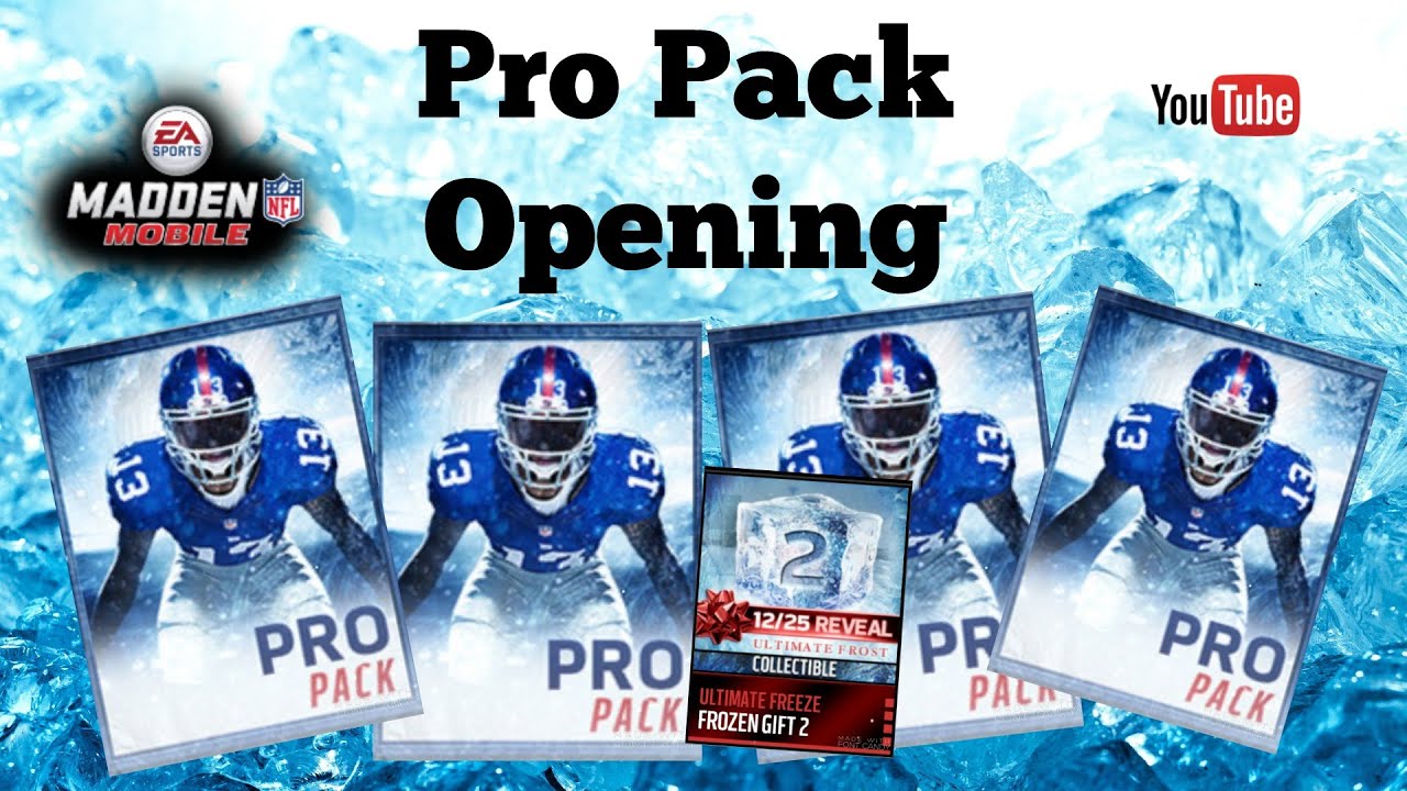 Amazing Pull || Pro Pack Opening || Madden Mobile 16 - YouTube