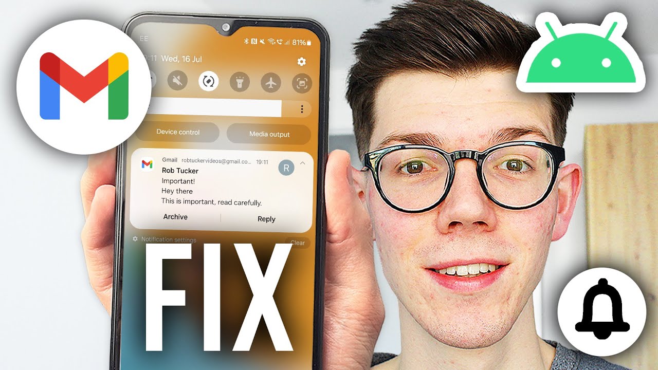 How To Fix Gmail Notifications Not Working Android Step By Step Youtube