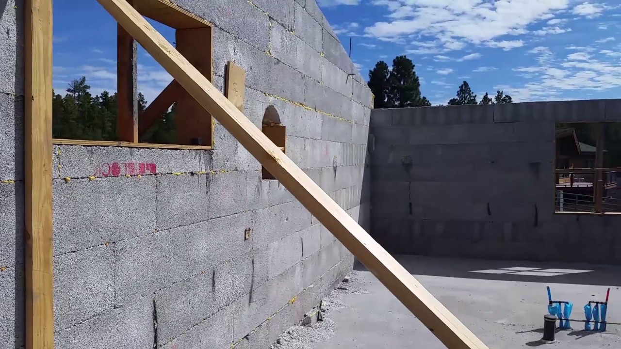 EF Block -ICF custom home- Dr. Ole - Pinetop, AZ Part 1 - YouTube