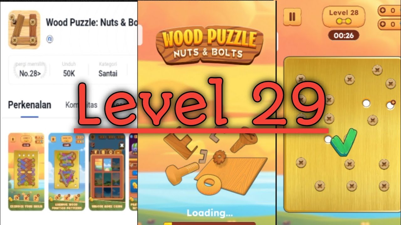 Complete the wood puzzle game level 29 - YouTube