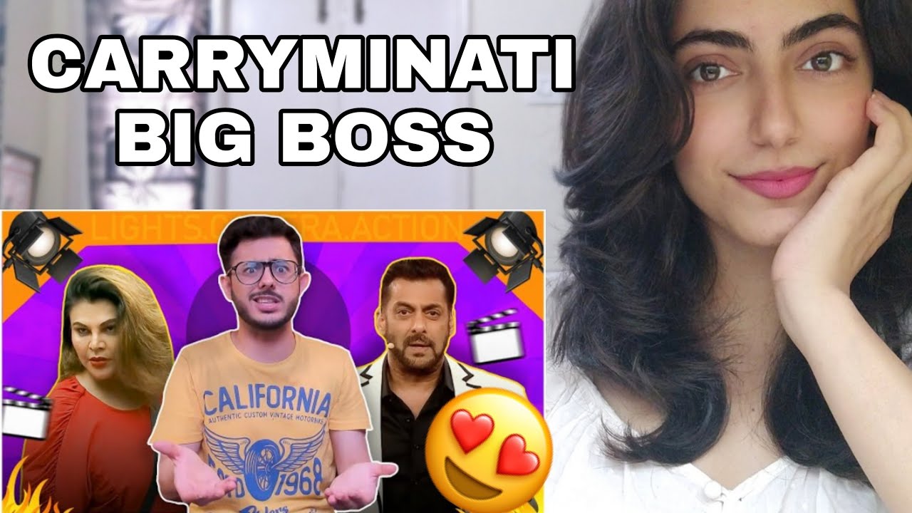 CARRYMINATI 'THE LAND OF BIGG BOSS' REACTION - YouTube