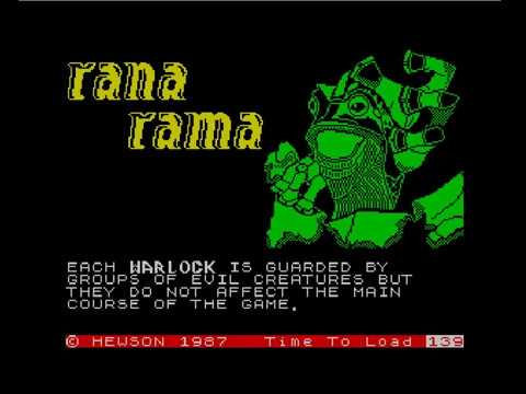 Intentando jugar al Spectrum 56: Ranarama - YouTube