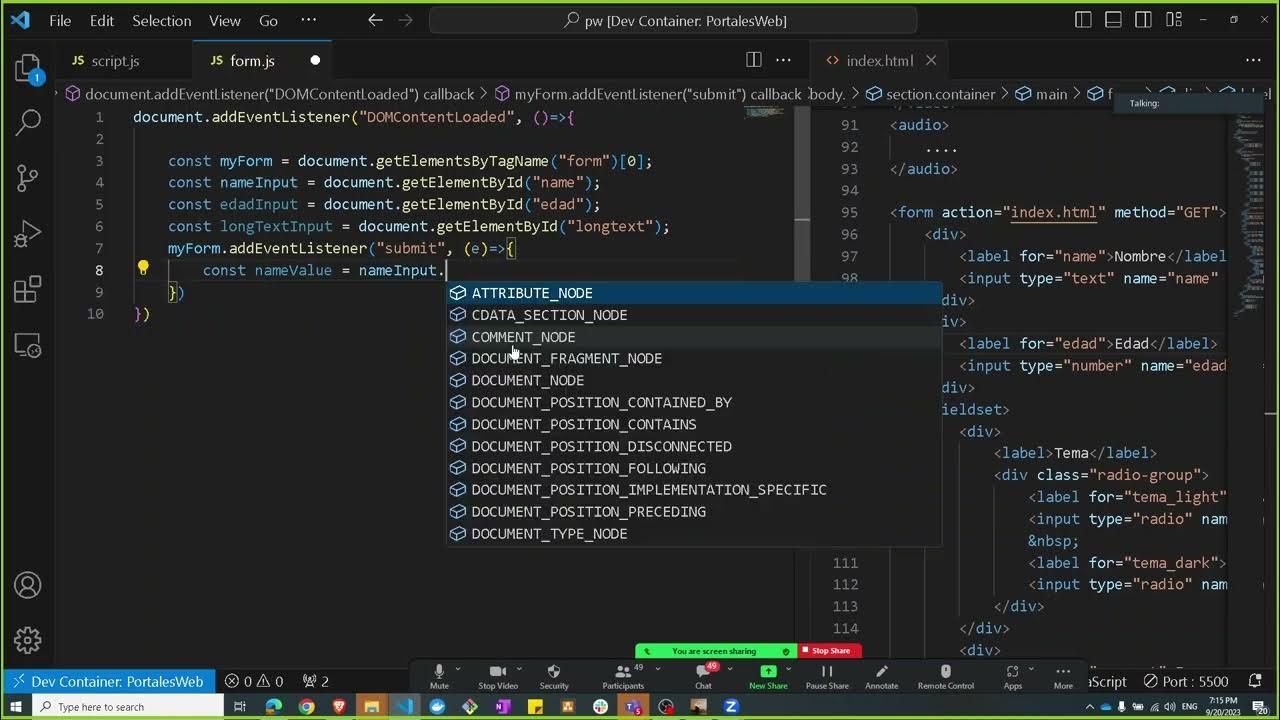 Validando Formulario con Javascript, Intro a Responsive Design - YouTube