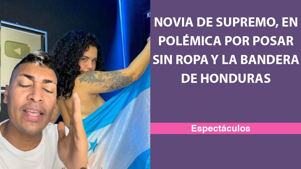 Novia de Supremo en polémica por posar sin ropa con la bandera de ...