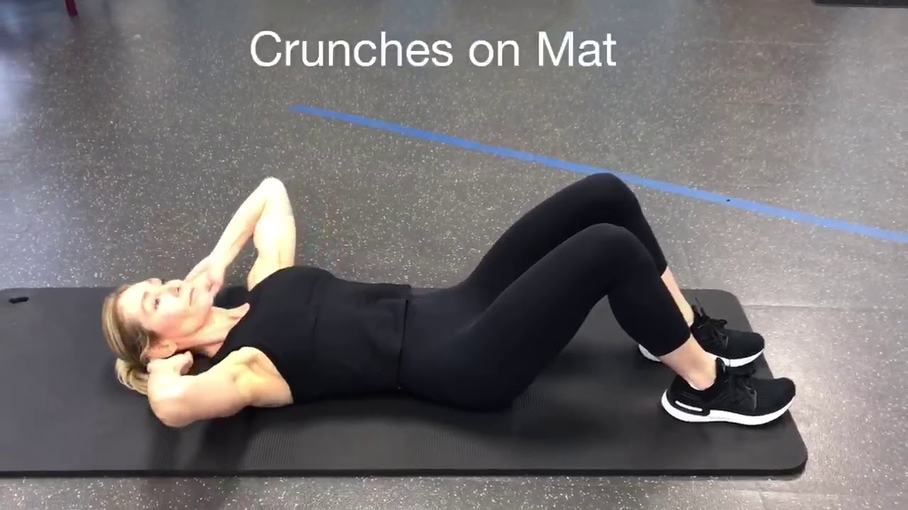 Crunches on Mat - YouTube