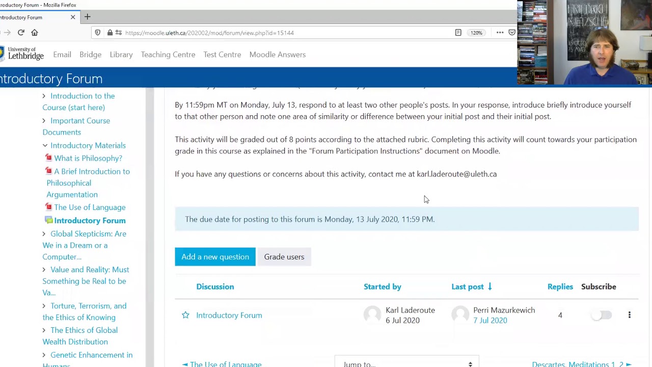 Video Explanation for Forum Activities - YouTube