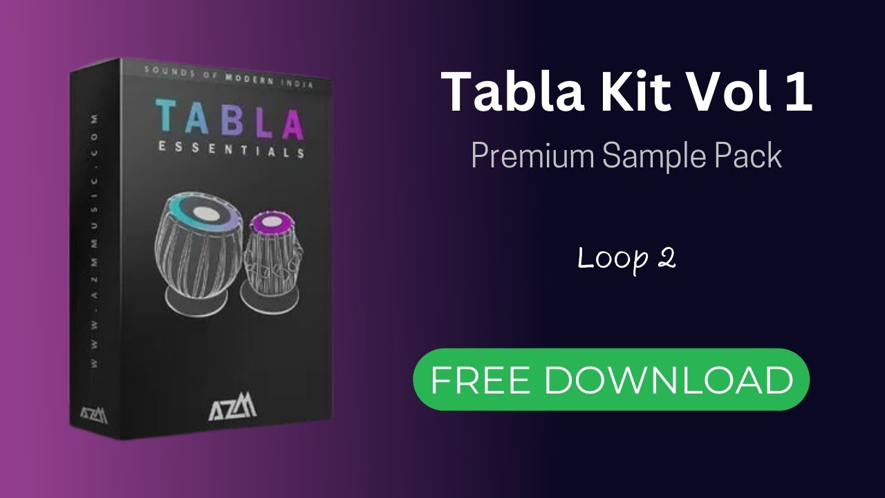 Tabla Loop Kit Vol 1 | Free Download | Percussion Loops - YouTube