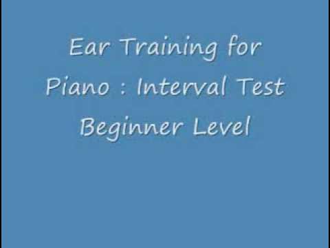RCM Piano Ear Test - Intervals : Beginner Level - YouTube