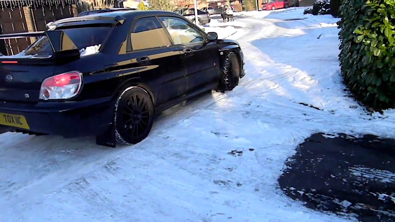 RB320 in the snow - YouTube