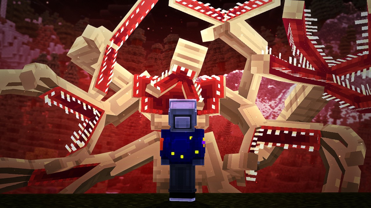 Minecraft Players Simulate Escaping an Evolved Mob - YouTube