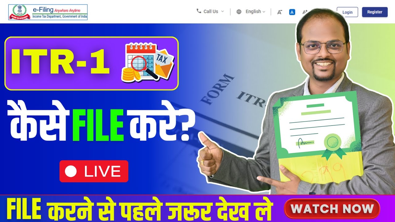 How to file salary ITR | Government employe Income tax Return Filing ...