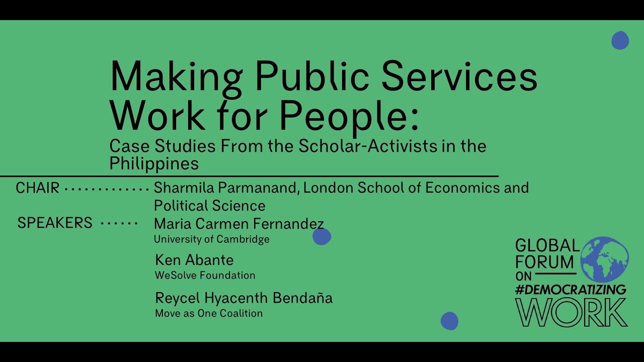 05P41. Making Public Services Work for People: Case Studies From the ...