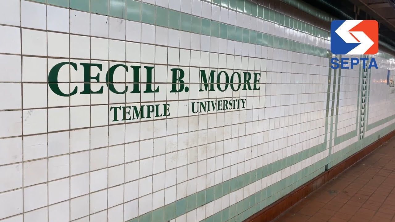 SEPTA Broad Street Line Action at Cecil. B Moore Station - YouTube