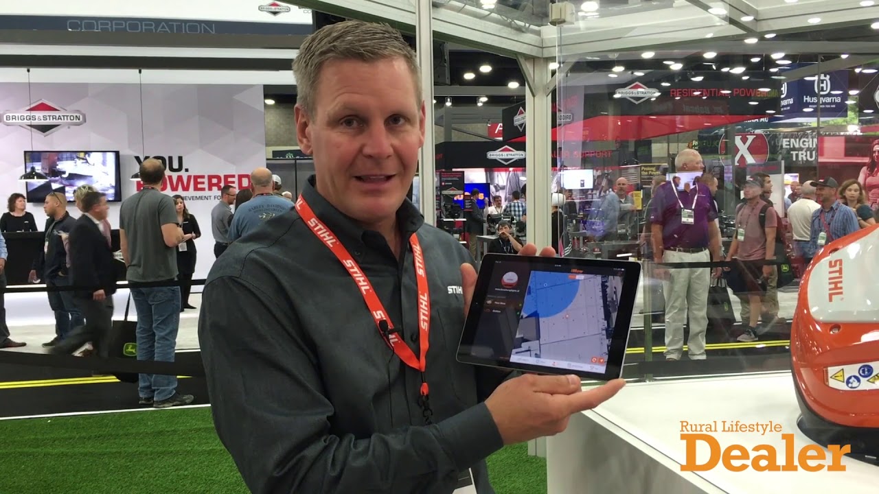 Brian Manke Discusses New Stihl LTE Connected iMow Mowers - YouTube