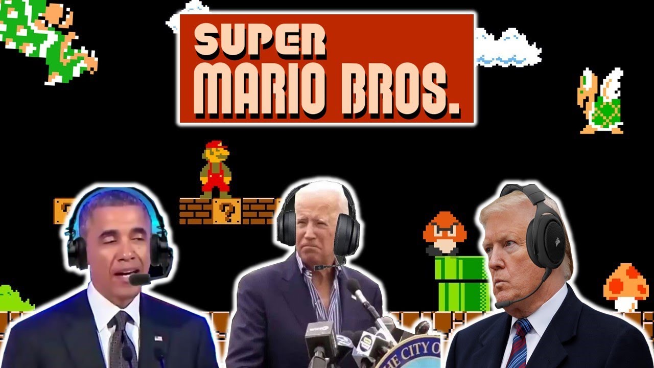 US Presidents Play Super Mario Bros. - YouTube