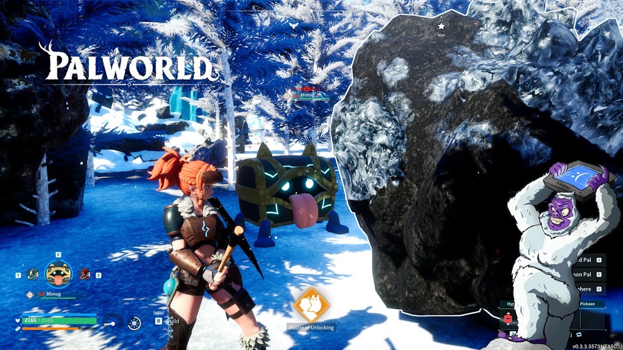 Exploring the Ice Biome looking for Crystal - Palworld Season 2 Ep13 ...