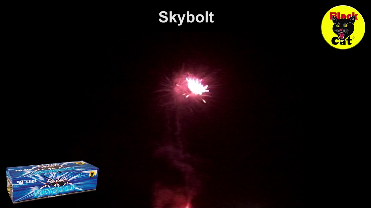 Skybolt Single Ignition Firework by Black Cat Fireworks - YouTube