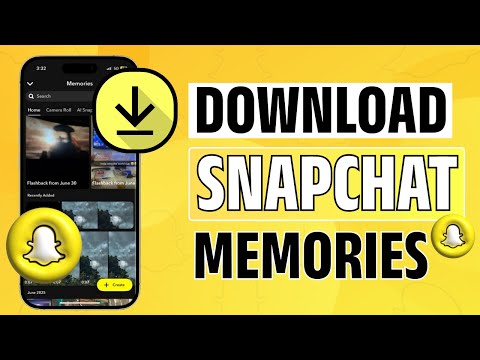 How to Download All My Snapchat Memories on Your Phone | Export all Snapchat Photos/Memories