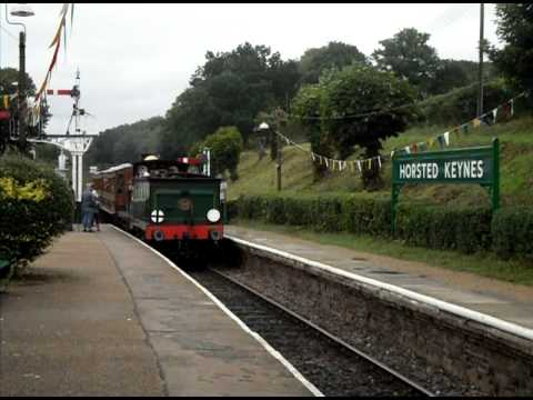 SECR C Class 592 at the Bluebell Railway - YouTube