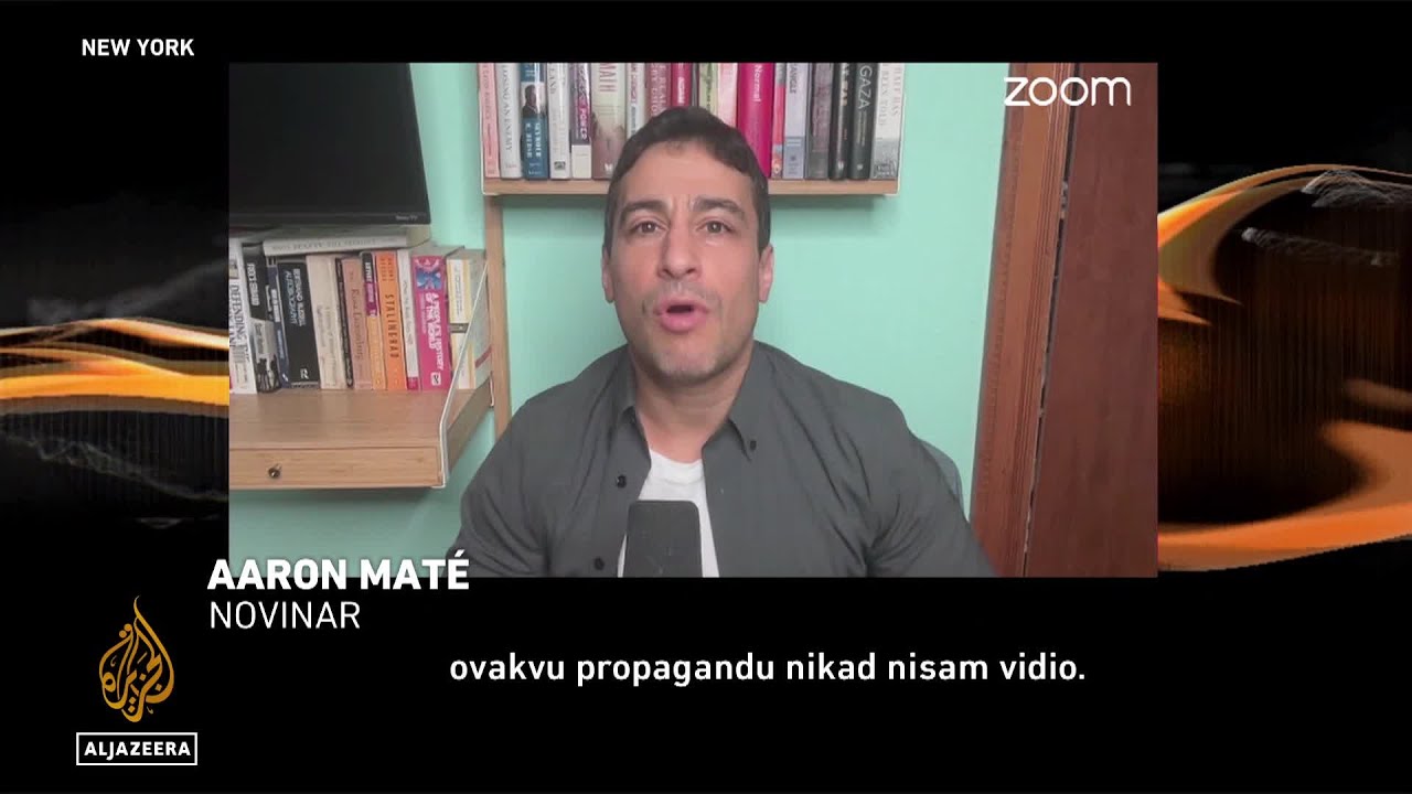 Aaron Mate: Palestinci su naučili da Izrael na diplomatiju odgovara brutalnošću i nasiljem - YouTube