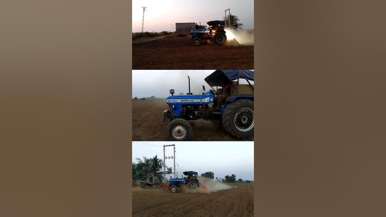 Khet Mein chal raha hai rotawaiter tractor ke sath - YouTube