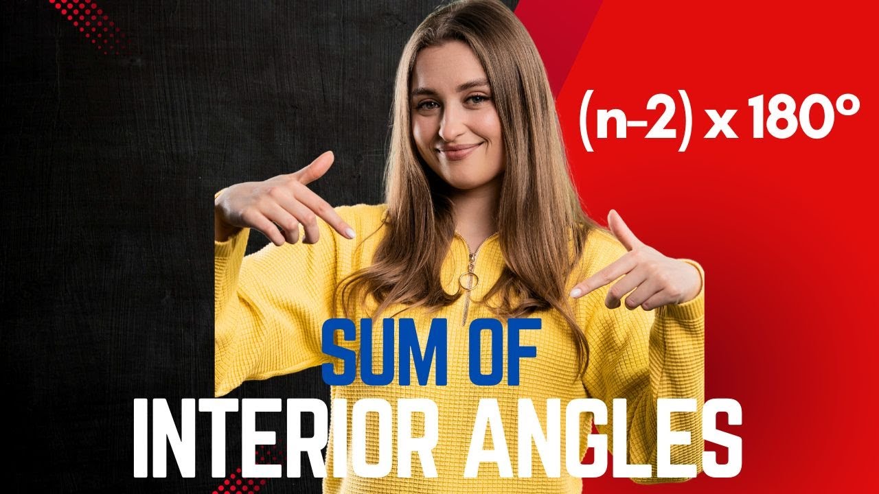 How to find sum of interior angles using formula 180°(n-2) | Sum of ...