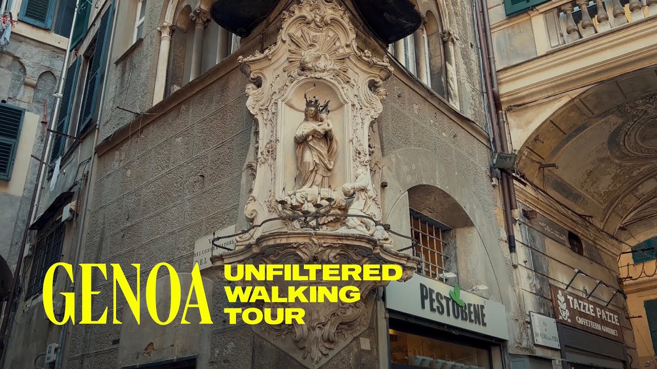 Exploring Genoa, Italy Walking Tour - 4K Dolby Vision - YouTube