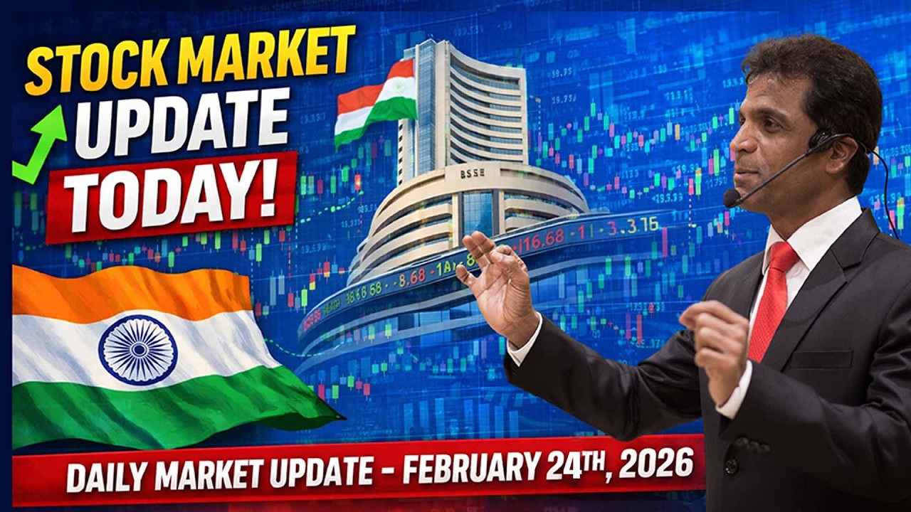 Stock Market Update–24 Feb 2026 | Nifty & Sensex | What to Expect ...